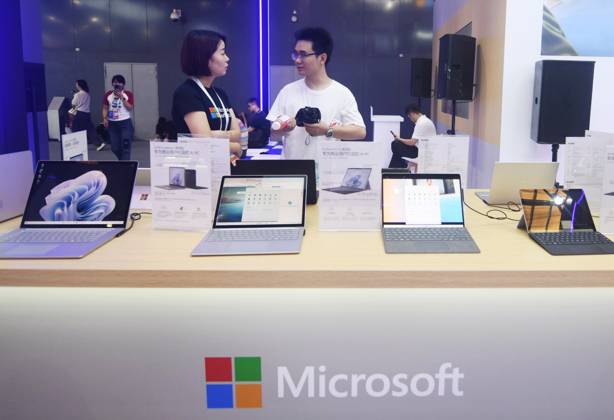 Microsoft Stand at 2024 WAIC in Shanghai SHANGHAI, CHINA - Visitors ...