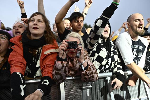 STOCKHOLM, SWEDEN 20240706 The crowd when The Hives play at STHLM ...