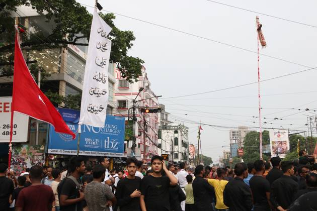 India - Muharram Festival A Muslim devotee is participating in the 4th ...