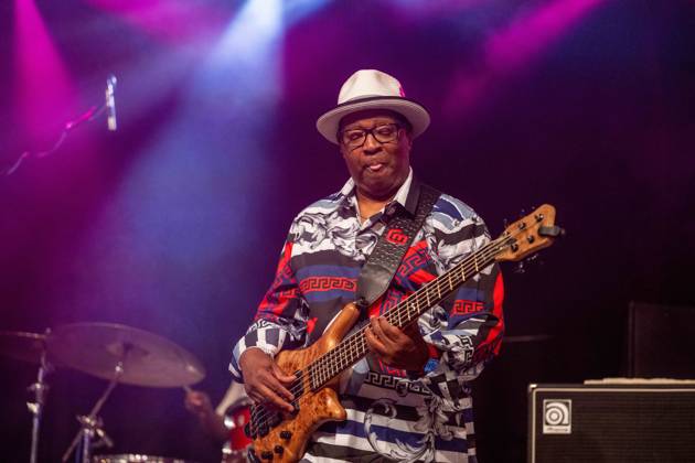 George Moye bass xettx, Germany, Gaildorf, 12 07 2024, 28 Bluesfest ...