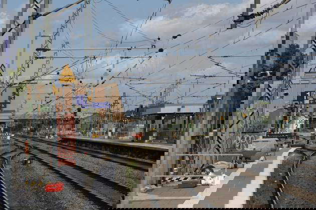 16 07 2024 Work on the closed Riedbahn line Frankfurt Mannheim of the ...