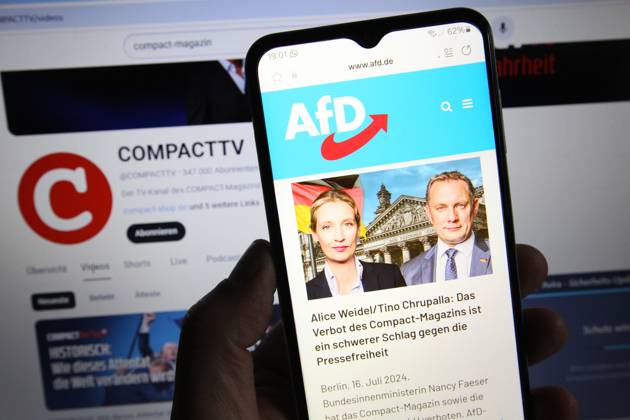 The YouTube channel of the banned political monthly Compact Magazin can ...