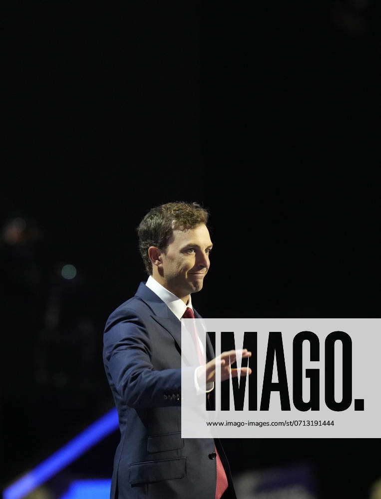 News: Republican National Convention ; Milwaukee, WI, USA; Zach Witkoff ...