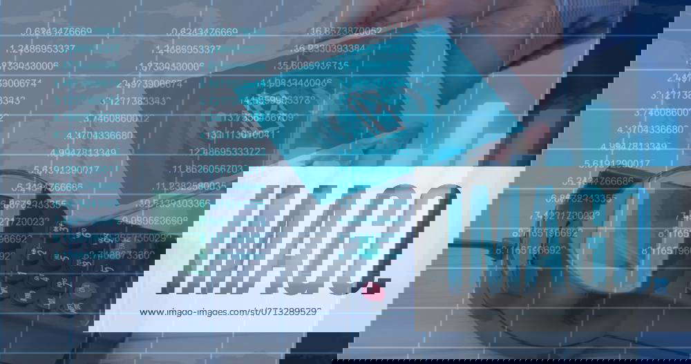 Image of data processing over woman using smartphone. Computer interface and sports technology