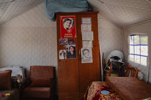 9th Anniversary Suruc Massacre Hatay Turkey View of photos of Okan ...