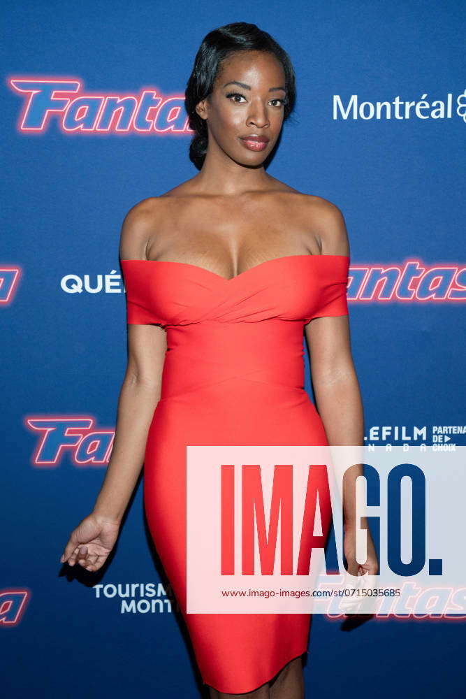 Montreal, Canada: Ayisha Issa attends the premiere of Dark Match at ...