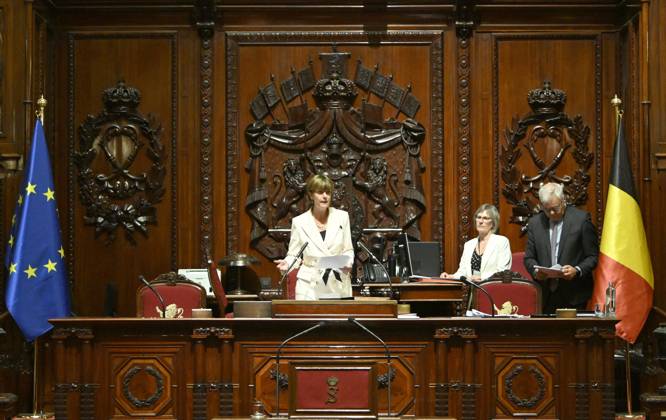 Senate: new president and co-opted senators BRUSSELS, BELGIUM - JULY 25 ...