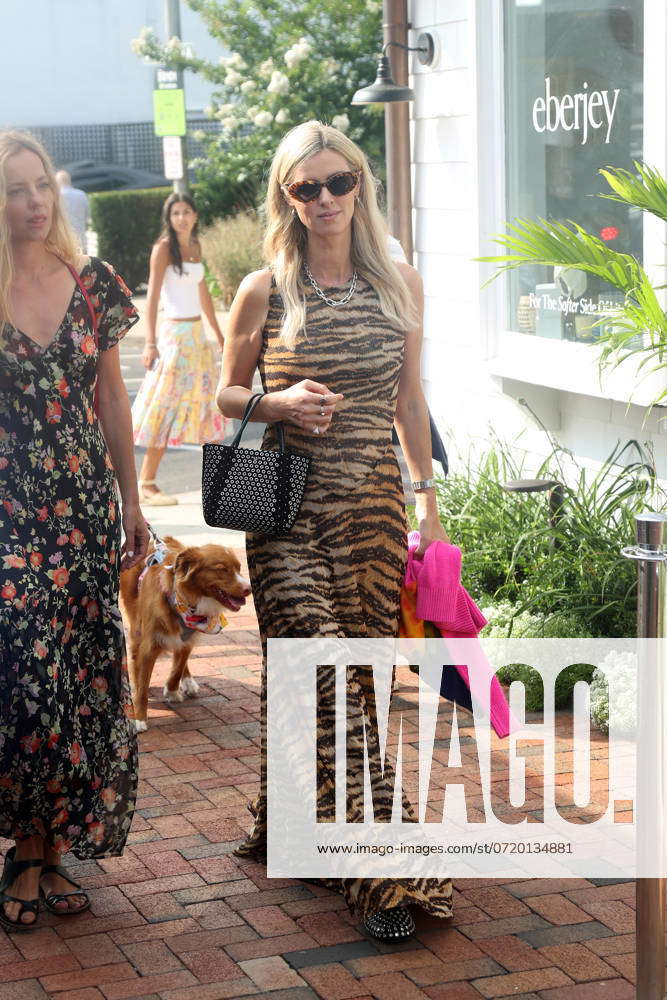 EXCLUSIVE Exclusive Nicky Hilton-Rothschild in an animal print dress ...