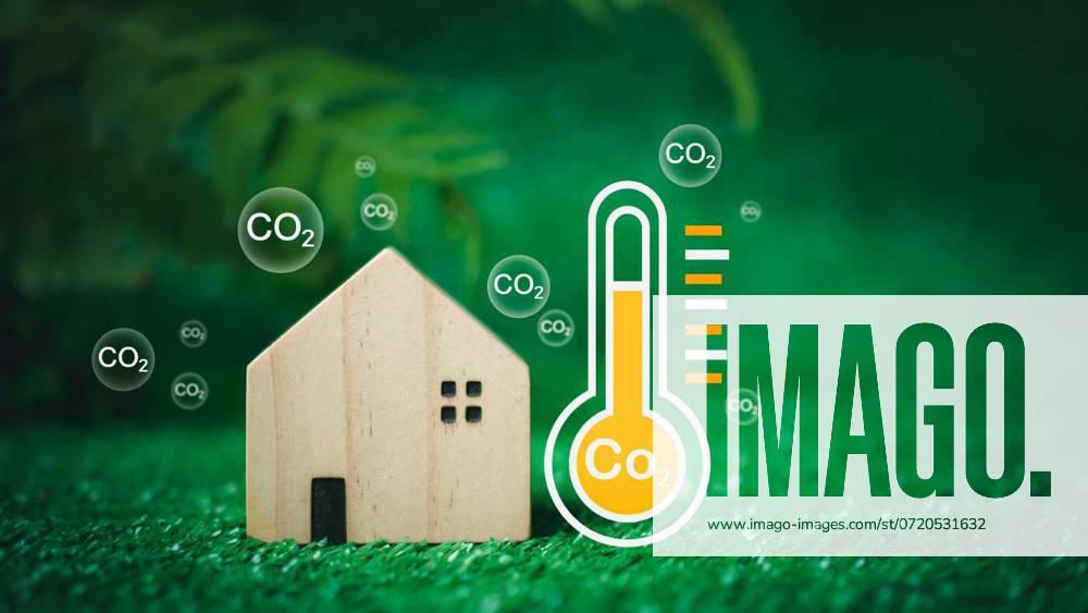 CO2 emission reduction concept, clean and friendly environment w, CO2 ...