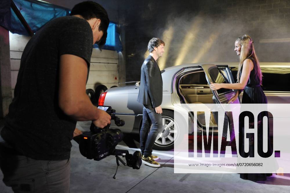 Ass. HLN: opname videoclip David Van Dijck opname videoclip David Van Dijck met Joke Vande Velde