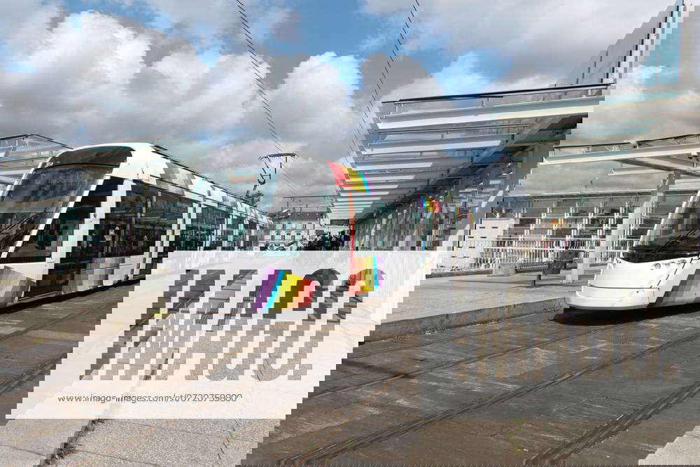 France, Angers, Tramway Line C, Gare Saint Loud France, Angers, Tramway ...