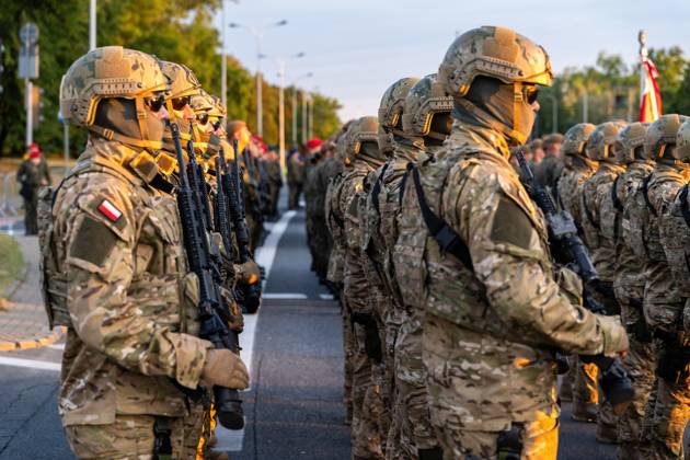 Dress rehearsal before the Polish Army Day parade in Warsaw, Poland ...