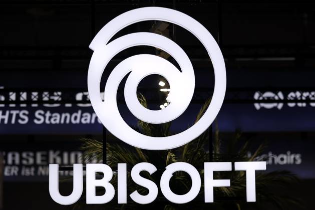 The logo of the video games company Ubisoft at Gamescom 2024 in Cologne ...