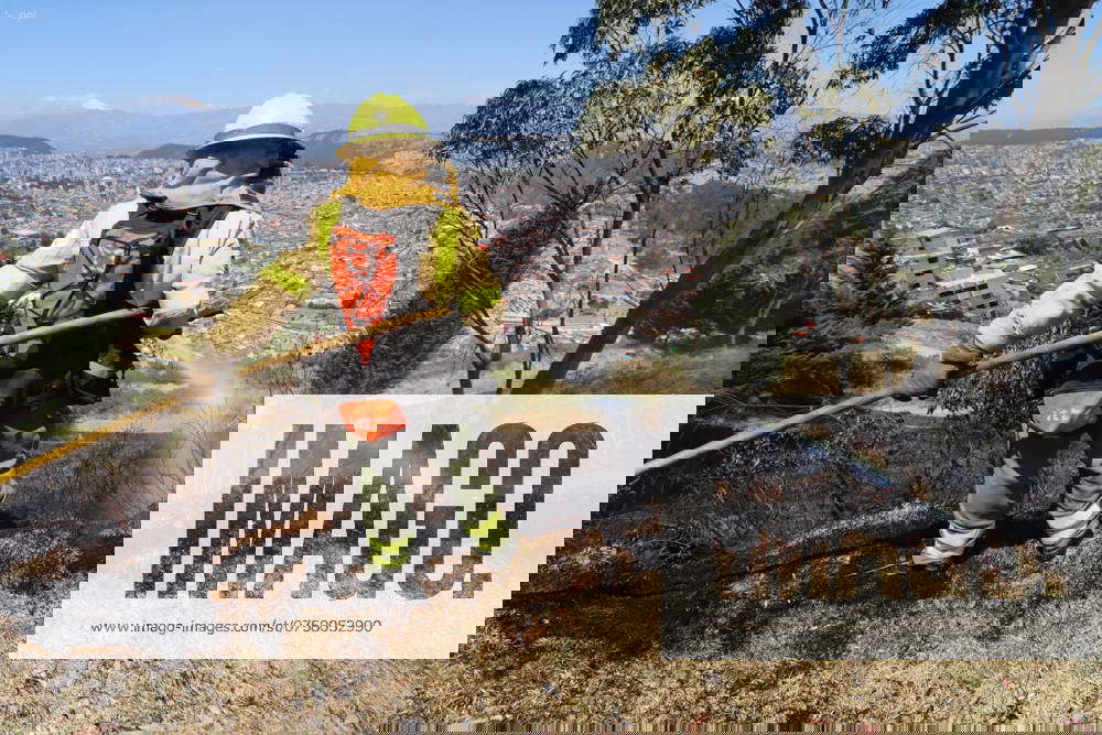 Ecuador, Brände in der Umgebung von Quito Quito, Fire next to the Cima ...