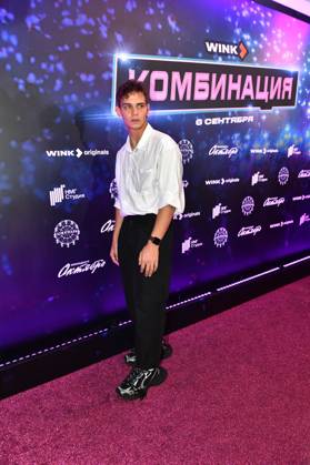 Moscow. Actor Slava Kopeikin at the premiere of the film The End of ...