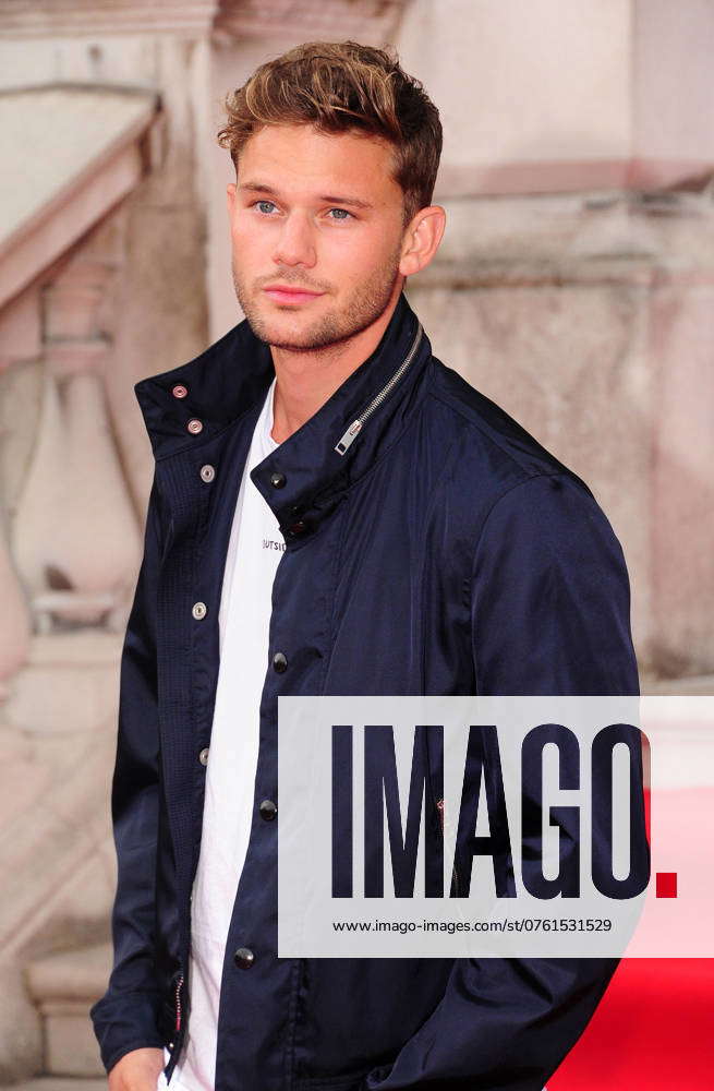 Jeremy Irvine attending The UK Premiere of THE WIFE at Somerset House ...