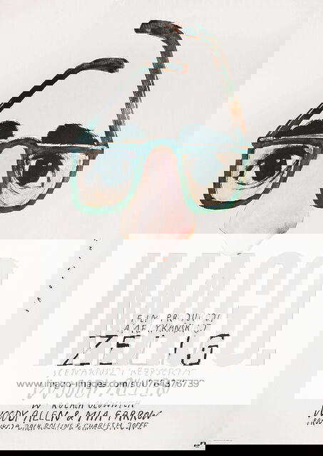 Movie poster Zelig by Woody Allen. Museum: PRIVATE COLLECTION. Author ...