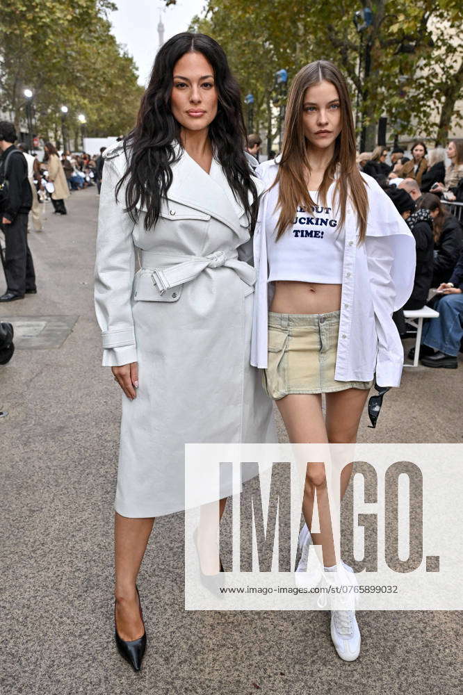 PFW Stella McCartney Front Row Ashley Graham, Barbara Palvin at Stella ...