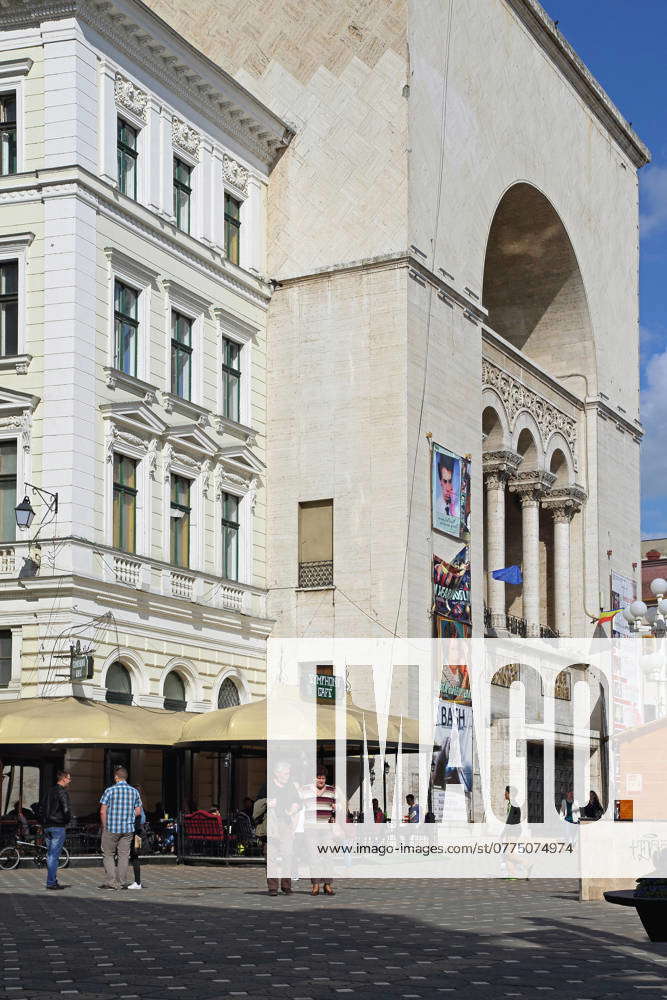 Theatre and Opera Timisoara TIMISOARA, ROMANIA - APRIL 22: Theathre and ...