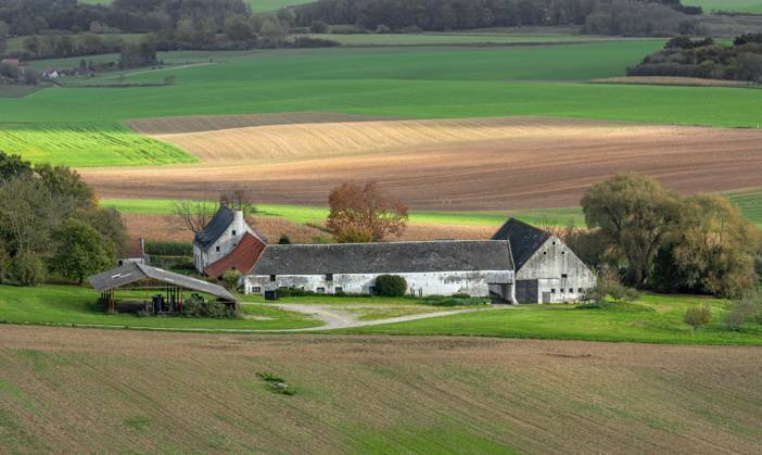 La Haye Sainte, square farm farmstead, defended by Wellington s British ...