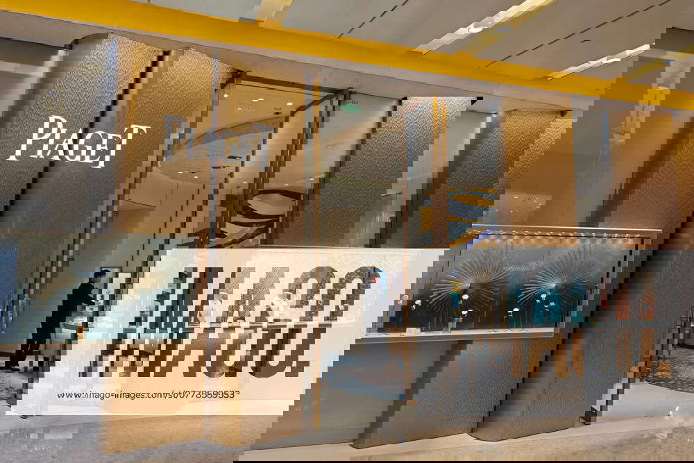 Piaget Watch Store SHANGHAI, CHINA - A view of the Piaget watch store ...