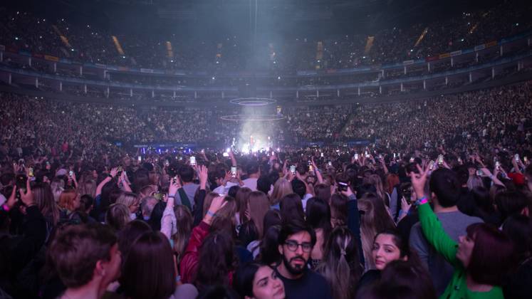 The Script Perform at O2 Arena, London - Bassist Benjamin Sargeant ...