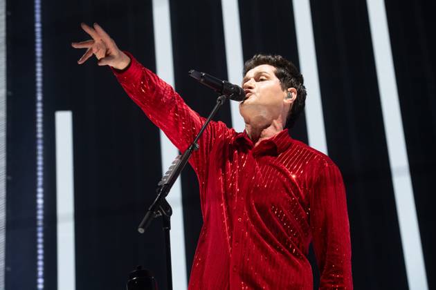 The Script Perform at O2 Arena, London Lead singer Danny O Donoghue of ...