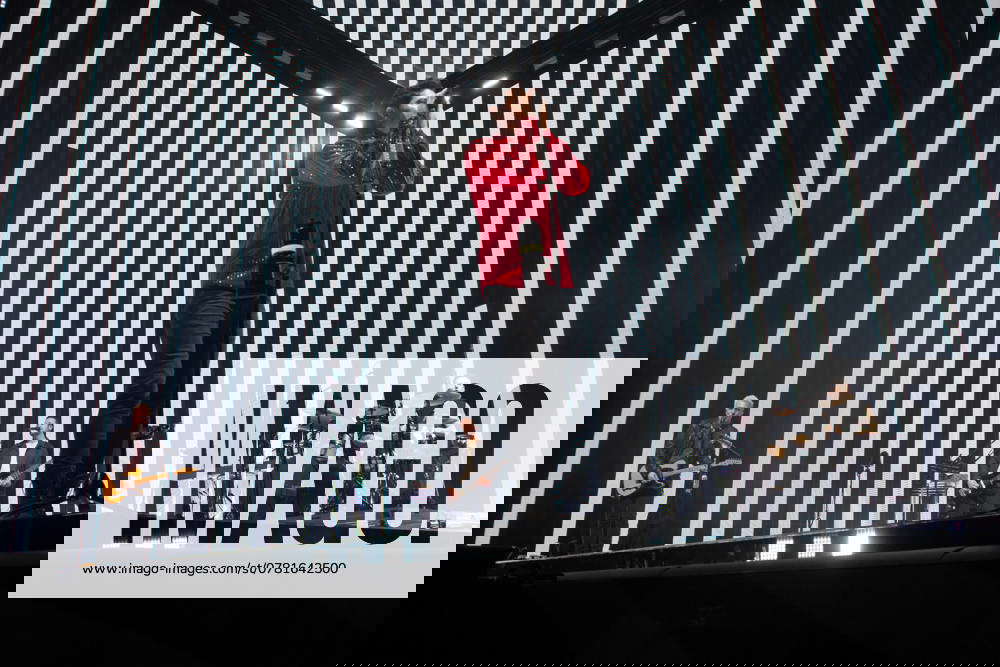 The Script Perform at O2 Arena, London - lead guitarist Ben Weaver ...