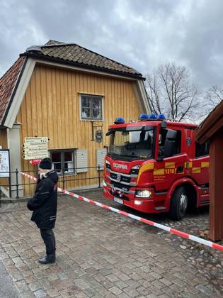 STOCKHOLM20241130 Emergency services on the scene inside Skansen after ...