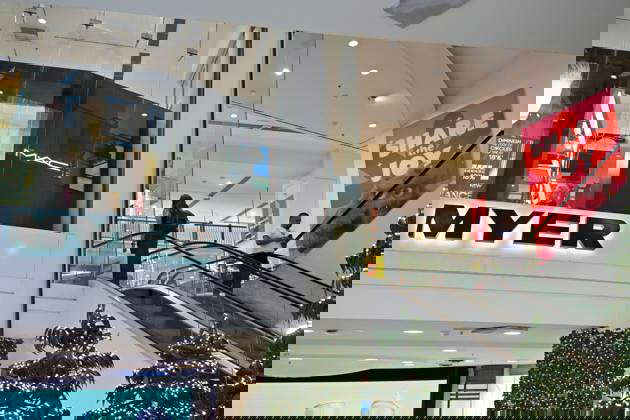 BOXING DAY STOCK, Boxing Day signage at Myer in Sydney, ( NO ARCHIVING ...