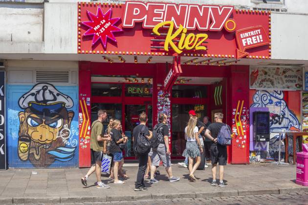 Penny Market at Neighbourhood, Reeperbahn, St Pauli, Hamburg, Germany