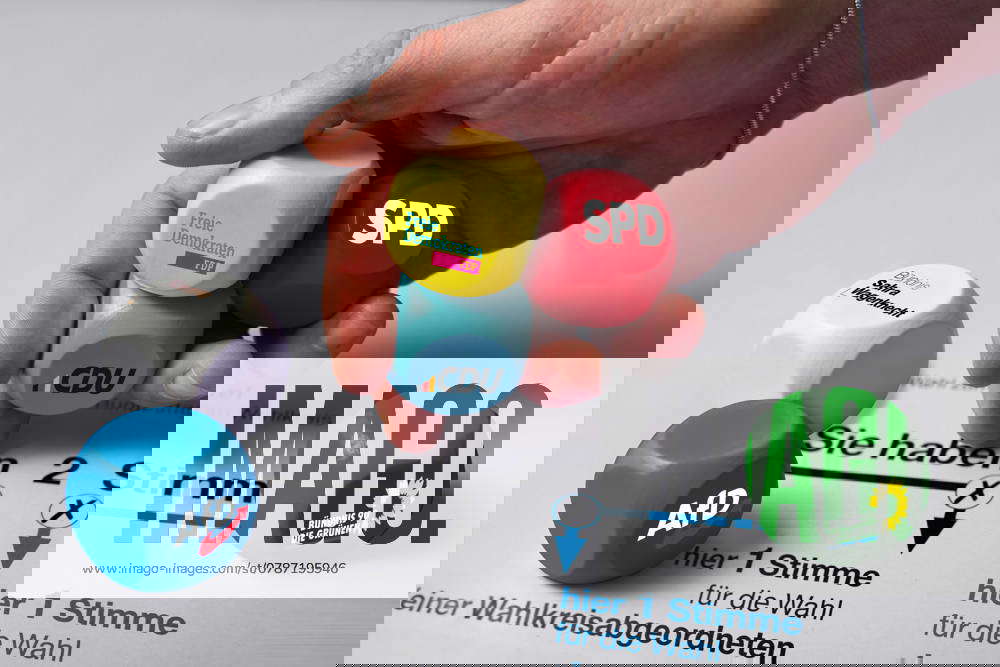 Bavaria, Germany - December 20, 2024: Ballot paper for the 2025 ...