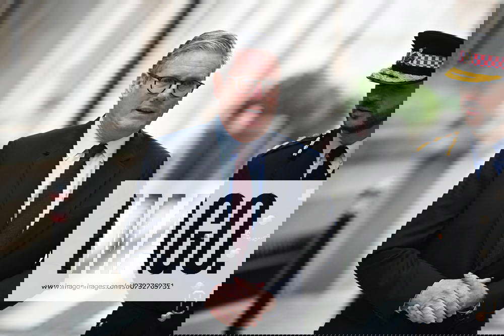 UK Prime Minister Sir Keir Starmer visits City of London Police Station ...