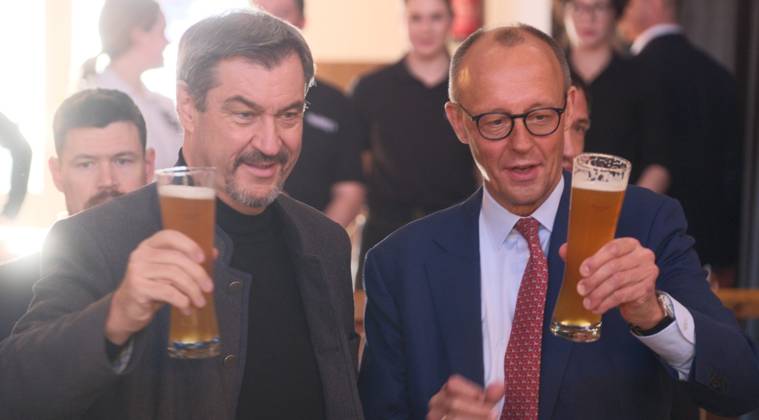 19 012025 xkhx Brilon, election campaign Union chancellor candidate ...