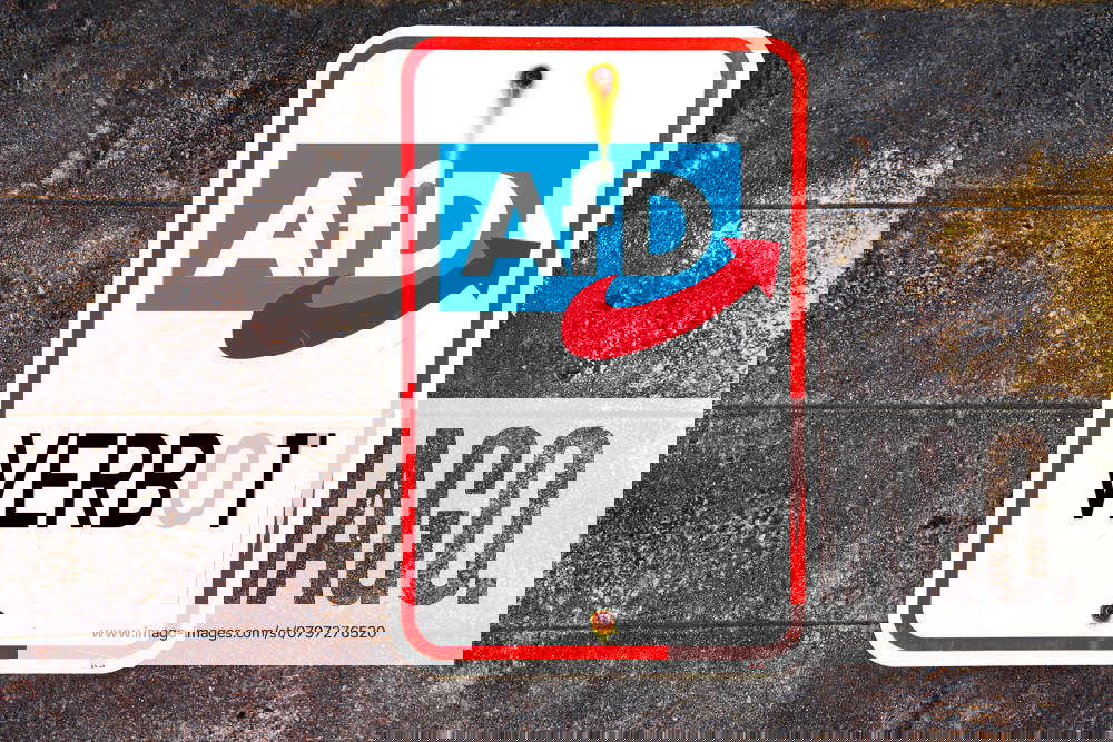 Bavaria, Germany - January 24, 2025: A sign with the AfD logo and the ...