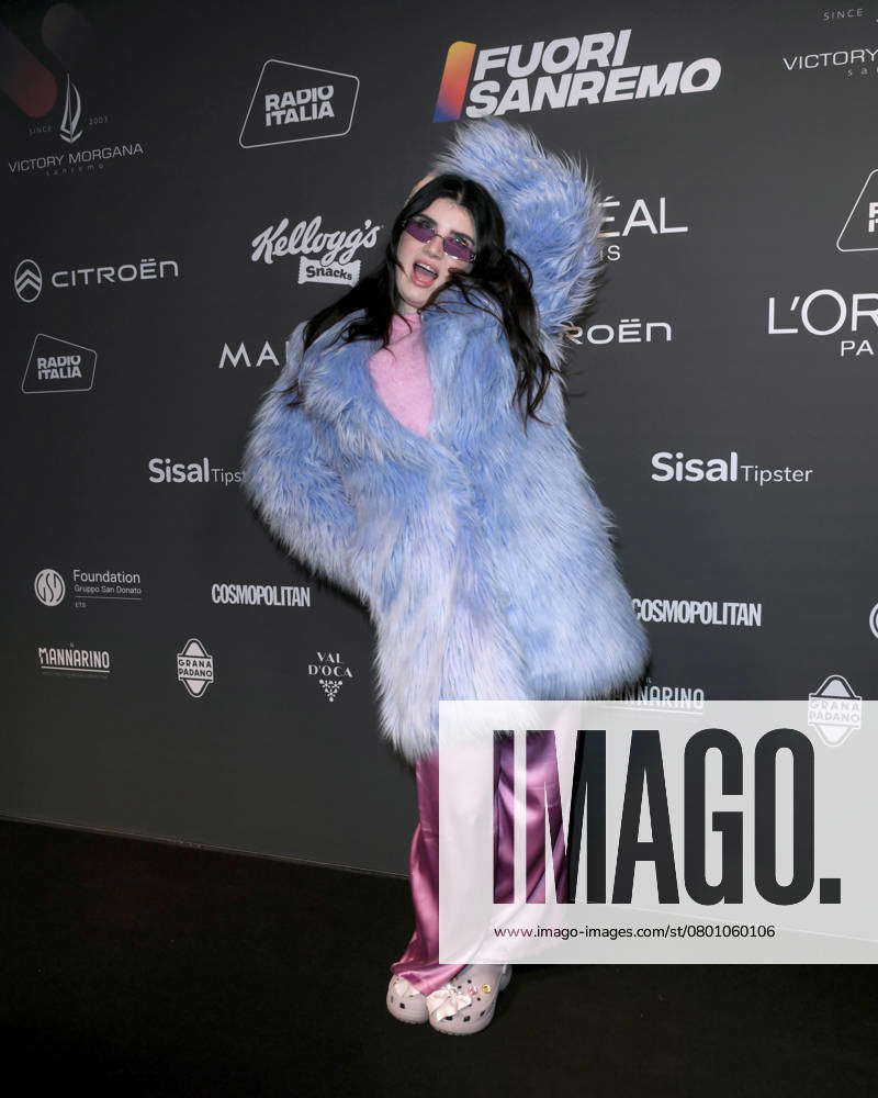 February 09, Sanremo, Italy: MARIA TOMBA attends the Radio Italia Party ...