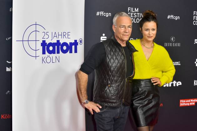 Klaus J Behrendt Actors with Tinka Fuerst at the Red Carpet at the ...