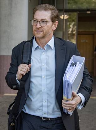 RAJWINDER SINGH COURT, Defending counsel Angus Edwards leaves the ...